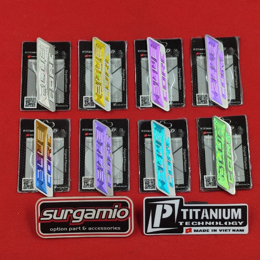Jual Emblem titan blue core emblem titanium vietnam | Shopee Indonesia