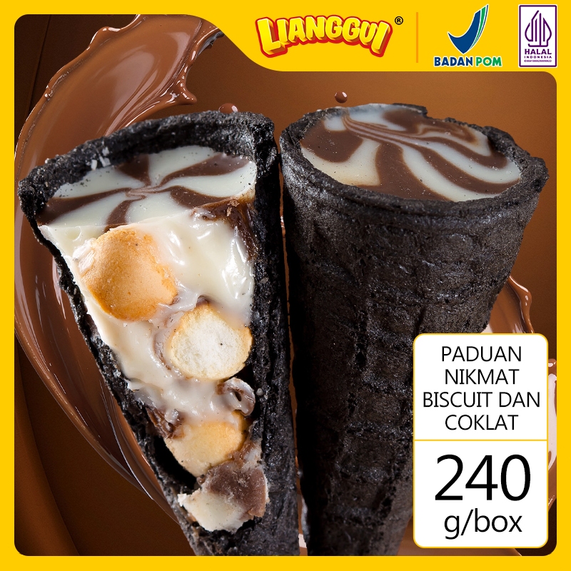 Jual LIANGGUI Wafer Cokelat 1 Box 240gr | Shopee Indonesia