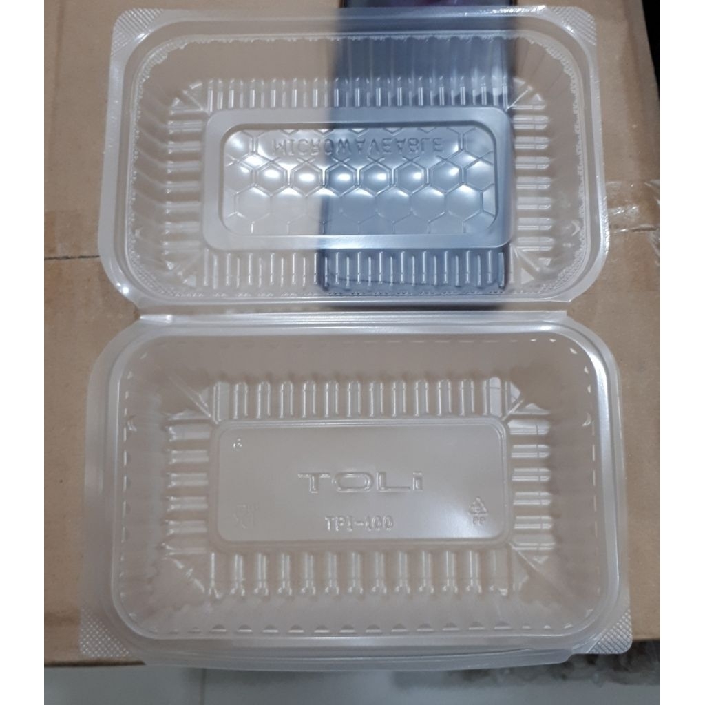 Jual Megapek lunch box kotak nasi pp pe besar kecil 3sekat | Shopee ...