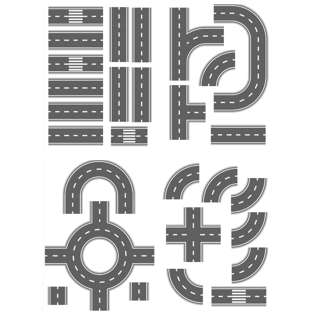 Jual DIY Papercraft Road Street Jalan Cetak Pola Kertas | Shopee Indonesia