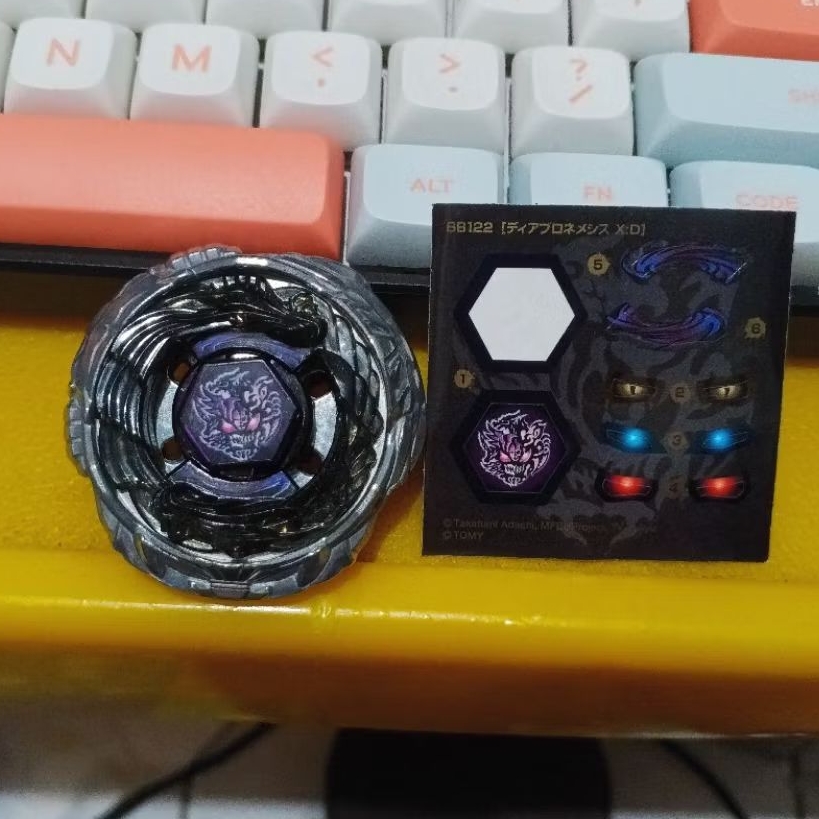 Jual metal fight beyblade 4D (metal fury) diablo nemesis X:D + sticker ...