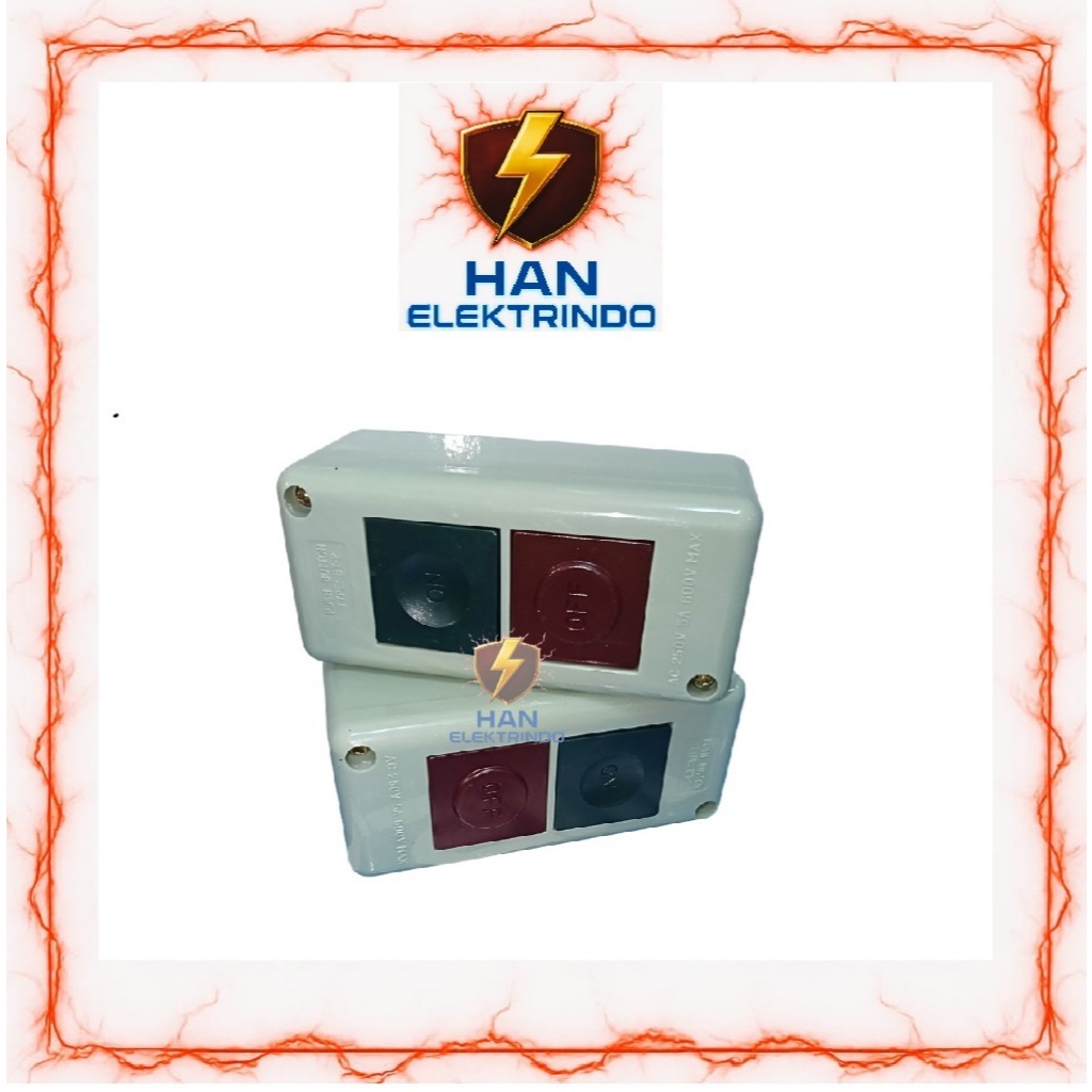 Jual Power Push Button BT-2 /BT2 ON OFF 5A/250VAC Control Push Button ...