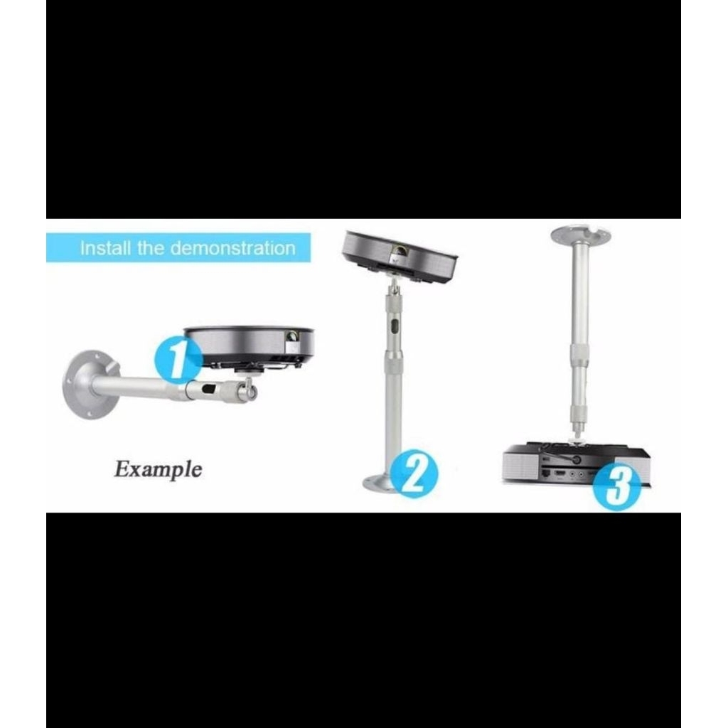 Jual Bracked Projector Mini - Gantung Dan Tempel Di Dinding / Breket ...