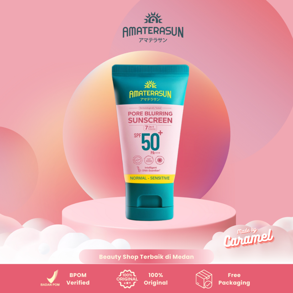 Jual AMATERASUN Pore Blurring Physical Sunscreen SPF 50 PA ...