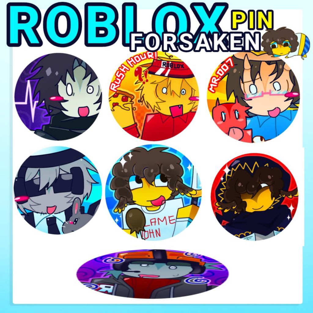Jual ROBLOX FORSAKEN pin peniti | Shopee Indonesia