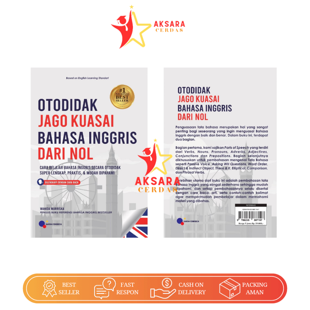 Jual Buku Otodidak Jago Kuasai Bahasa Inggris Dari Nol Super Lengkap Praktis dan Mudah Dipahami ...