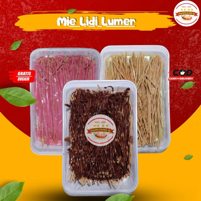 Jual MIE LIDI / MIE LIDI LUMER RASA COKELAT PREMIUM / KEMASAN BOX 500ML ...