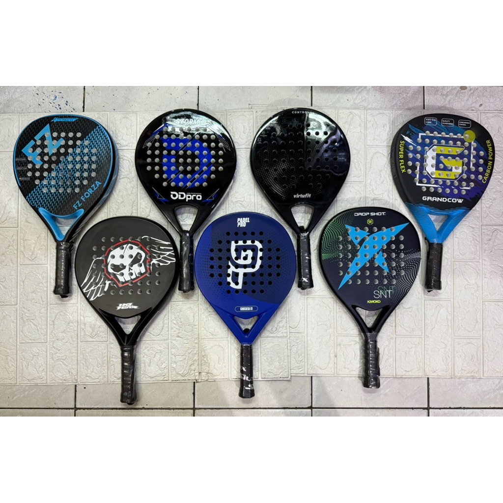 Jual RAKET PADEL / PADEL RACKET TENIS PADEL GRANCOW & FEARLESS CARBON ...