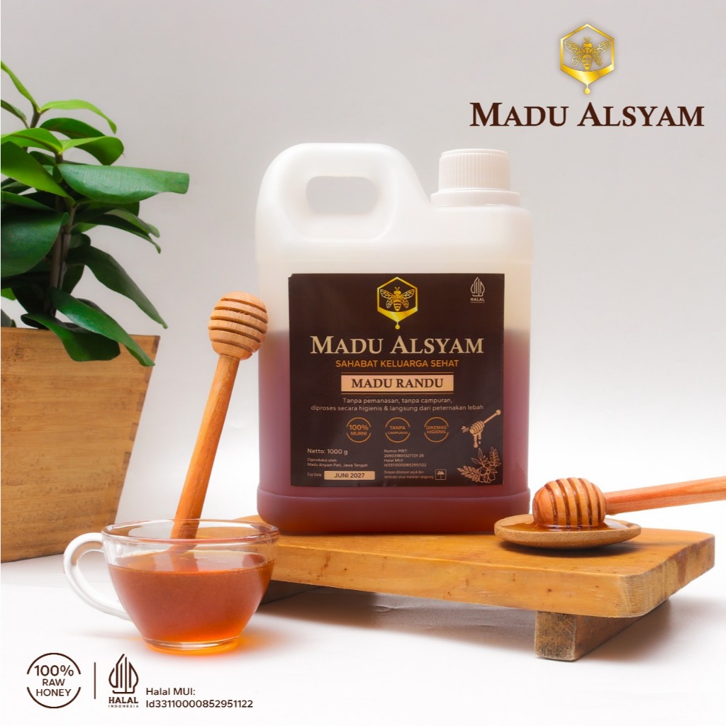 Jual Madu Randu Alsyam 1 Kg – Madu Murni Asli untuk Pencernaan Lebih ...
