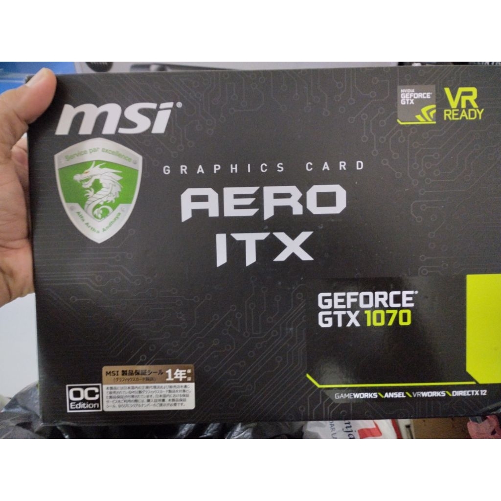 Jual Vga 2nd MSI Aero ITX Geforce GTX 1070 8GB 256bit | Shopee Indonesia