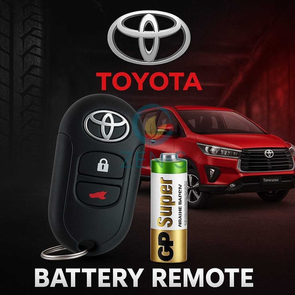 Jual Battery Remote TOYOTA FORTUNER Baterai Kunci Remote TOYOTA ...