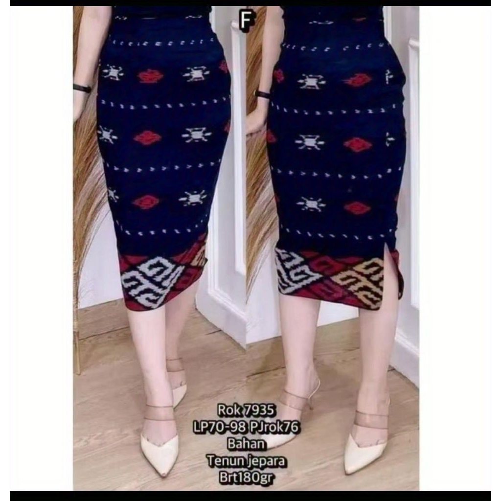 Jual ROK TENUN SPAN 7/8 ROK BELAH SAMPING ROK KANTOR WANITA | Shopee ...