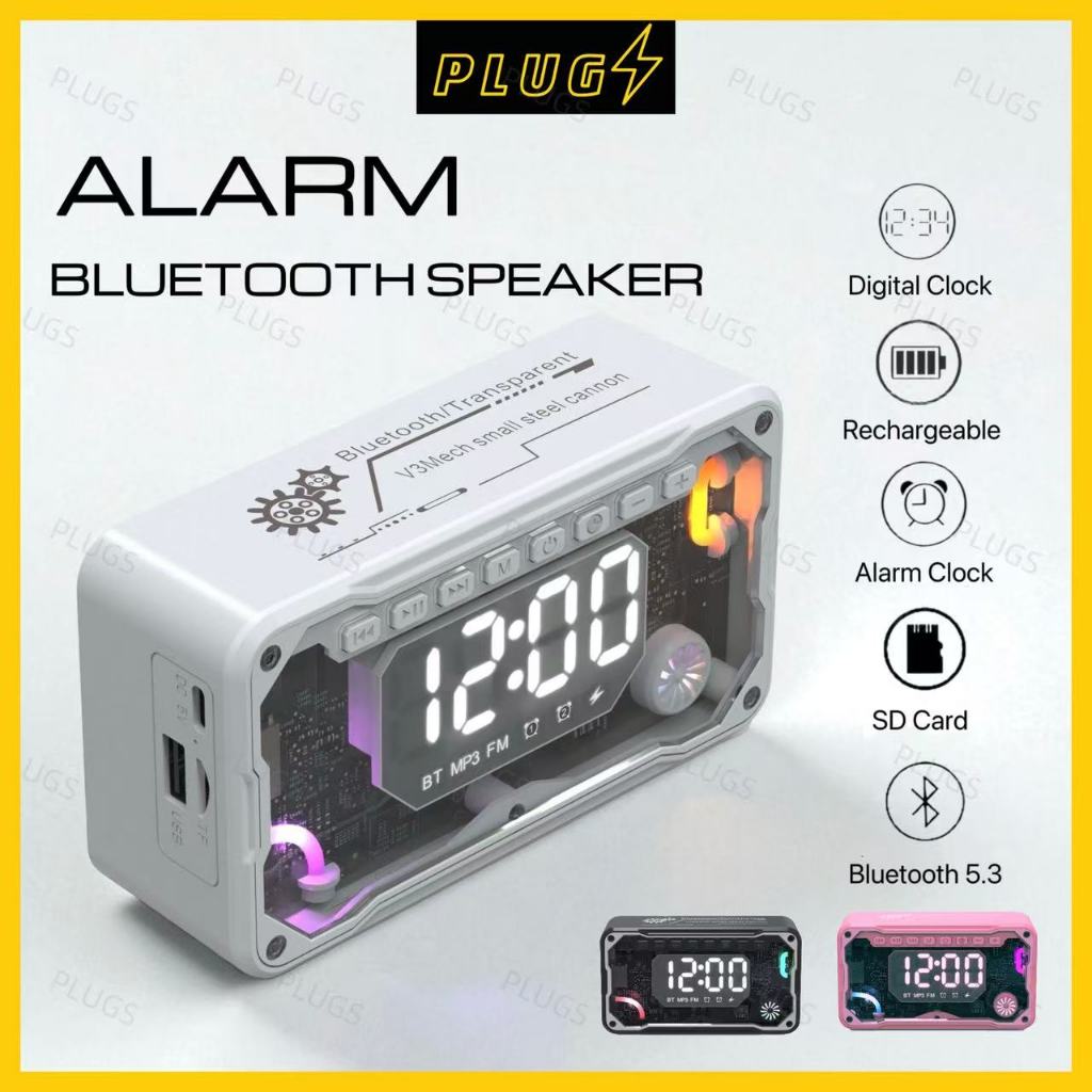 Jual [COD] PLUGS Speaker Mini V3 Bluetooth 5.3 Transparan Portable ...