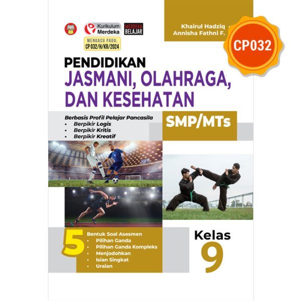Jual Buku Pendidikan Jasmani Olahraga dan Kesehatan/Penjas/PJOK SMP/MTs Kelas 9/IX Kurikulum ...
