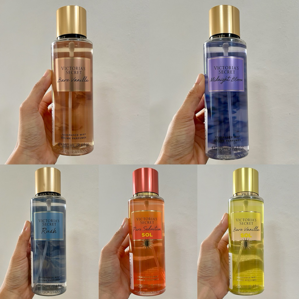 Jual VS - Victoria's Secret - Body Mist / rush / midnight bloom / bare ...