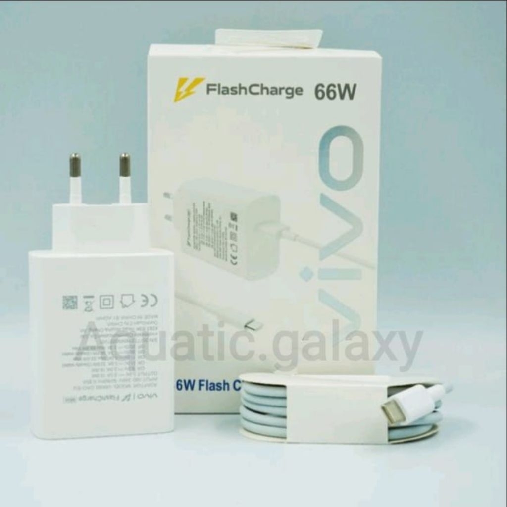 Jual Charger Vivo V25 V27e V27 T1 Pro 5G Type C Original 100% 66W Super ...