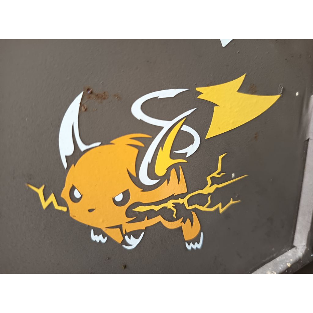 Jual Sticker Cutting Pokemon Raichu Murah Lucu | Shopee Indonesia