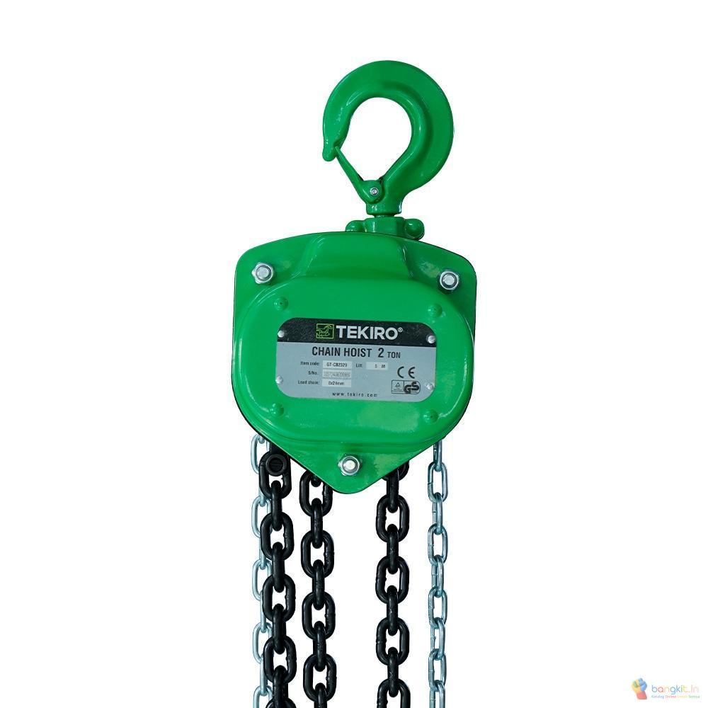 Jual CHAIN BLOCK TEKIRO 1TONX5METER/TAKAL/KATROL/HOIST MANUAL | Shopee ...