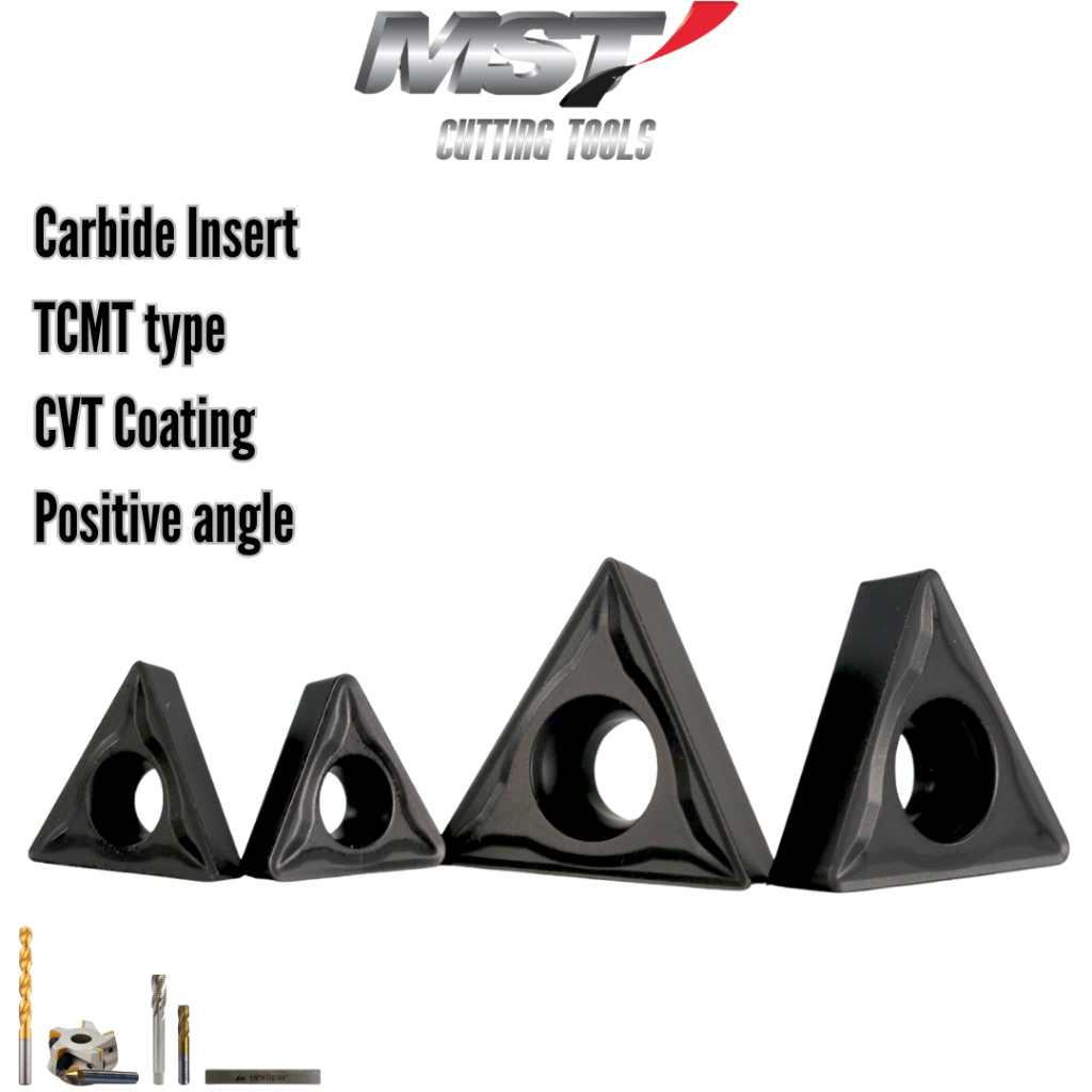Jual MST Insert Lathe Machine TCMT Type CVD Coating Positive Angle Mata ...