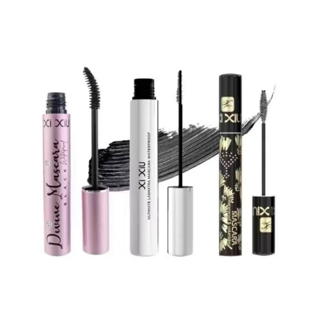 Jual XI XIU Mascara || Lovely || Black Pink Mascara Divine Waterproof ...