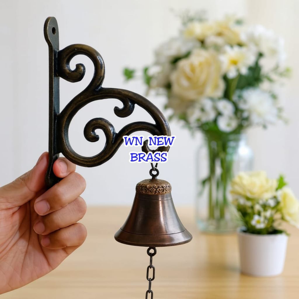 Jual Bel Pintu Lonceng Klintingan Rumah Pagar Kuningan Antik Murah 8 cm ...