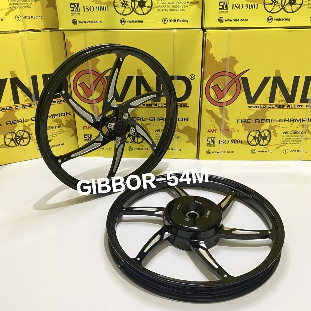 Jual Velg VND Six Star V2 Ring17 Vario 150/Vario 125/Beat/Scoopy/Vario ...