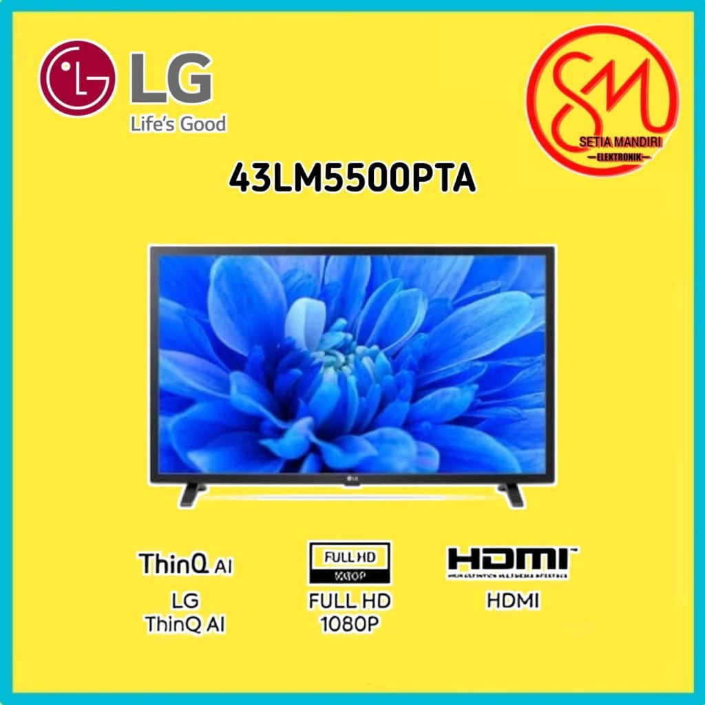 Jual LG 43LM550 LED TV 43 Inch Full HD Digital USB HDMI 43LM550BPTA ...