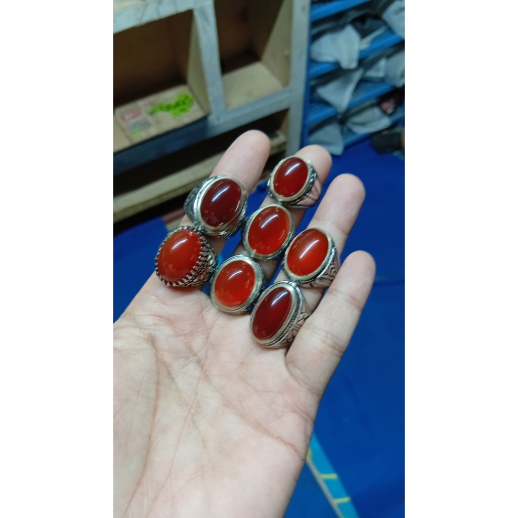 Jual natural cincin batu akik raflesia | Shopee Indonesia