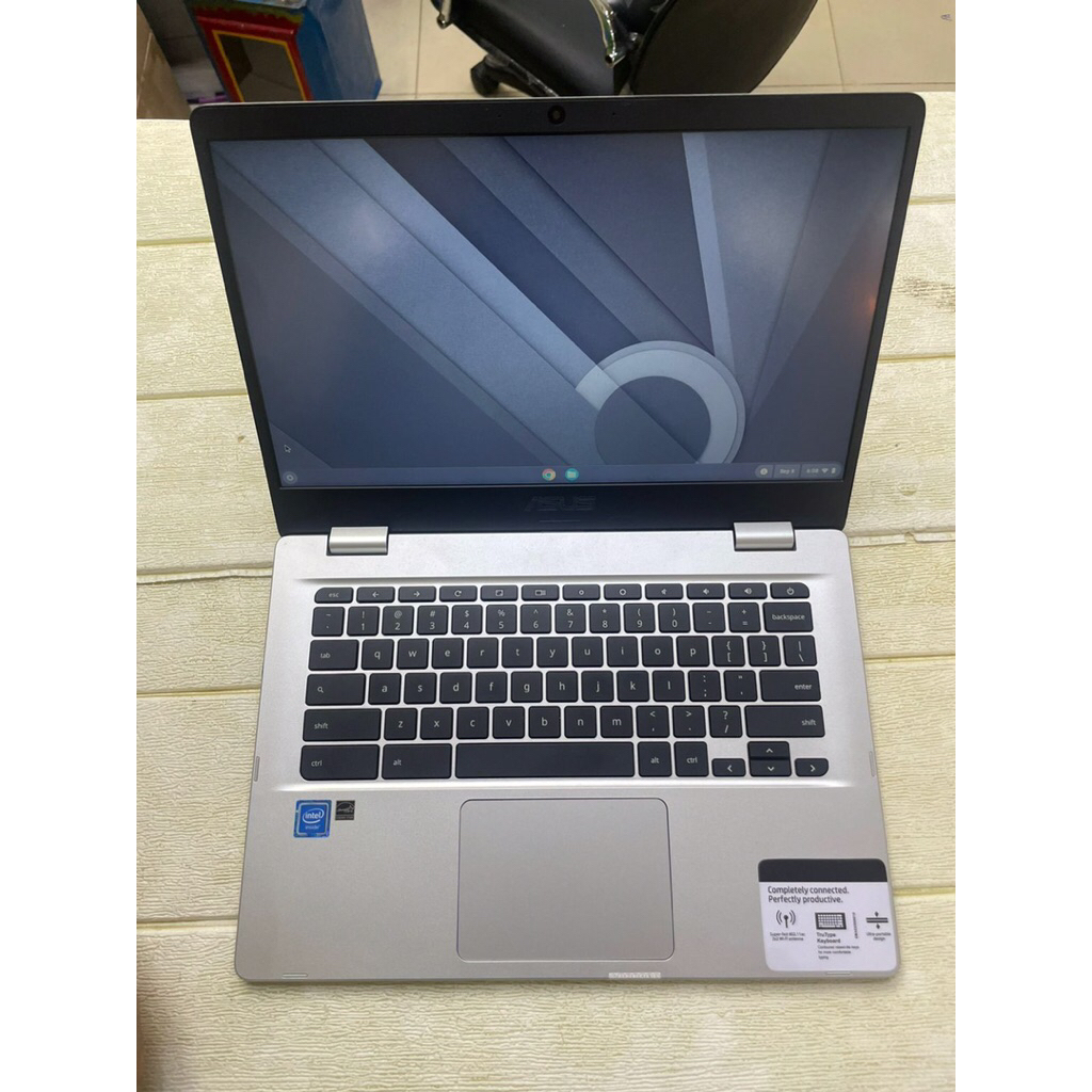 Jual Laptop asus chromebook C423 14" ram 4gb/64gb intel celeron N3350 ...