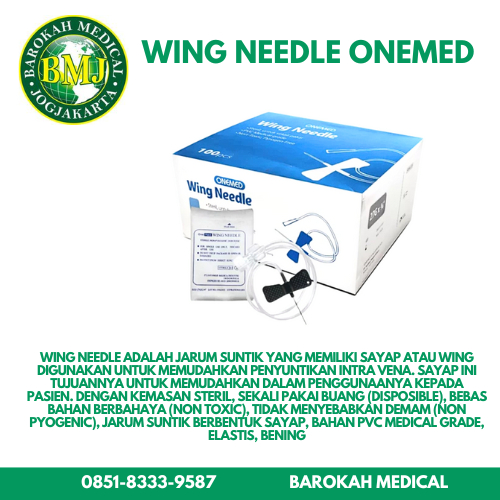 Jual Wing Needle Onemed – Jarum Kupu‑Kupu Steril untuk Infus ...