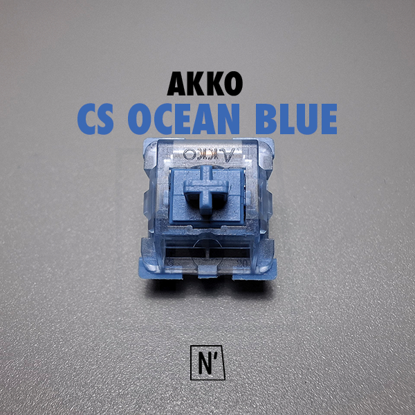 Jual Akko CS Switch Ocean Blue Tactile Switch 45g Plate Mount | Shopee ...