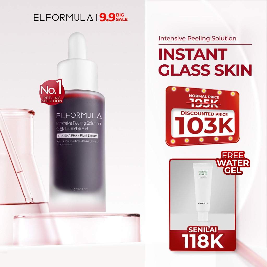 Jual [ FREE WATER GEL ] ELFORMULA Intensive Peeling Solution - Peeling ...