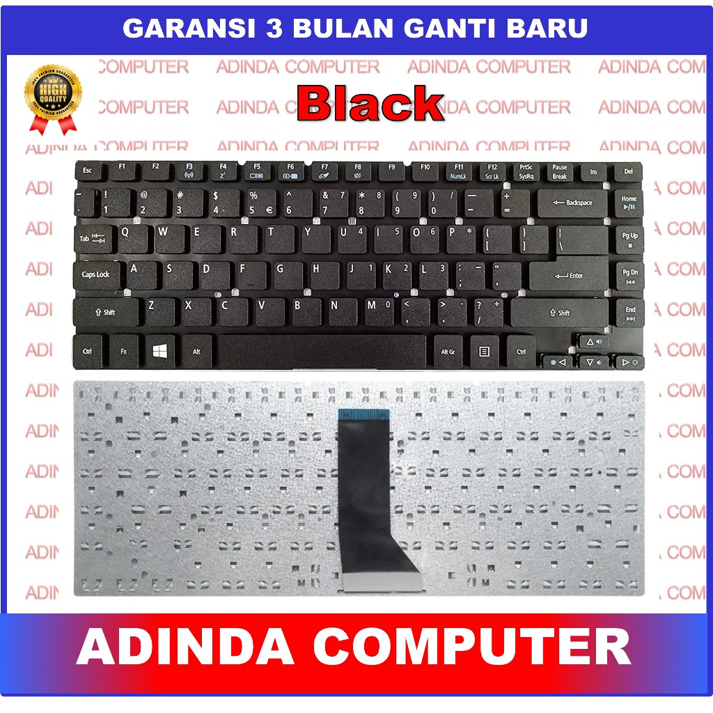 Jual KEYBOARD ACER 3830 4755 4830 E1-410 E1-420 E1-430 E1470 E5-471 ...