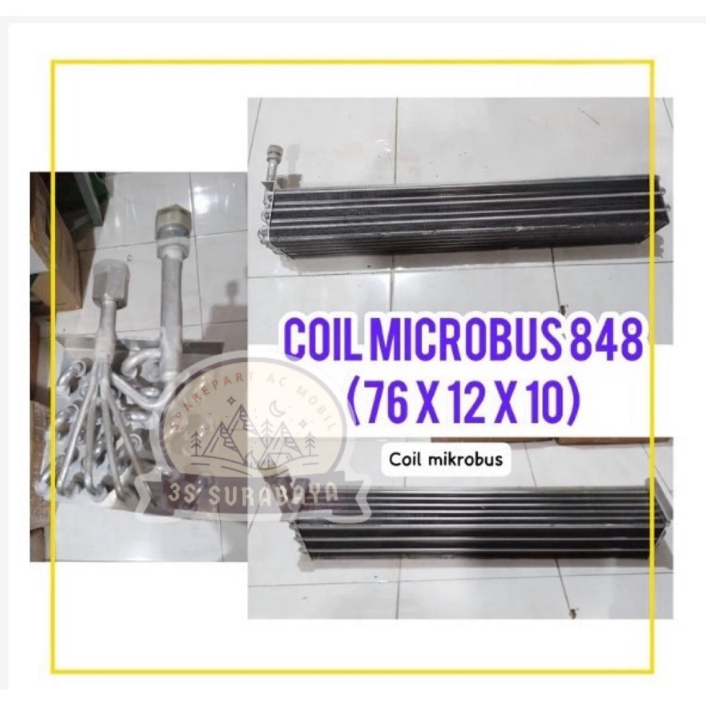Jual Evaporator Microbus 76 cm * 12 Cm * 10 Cm Evap Cooling Coil Evap ...