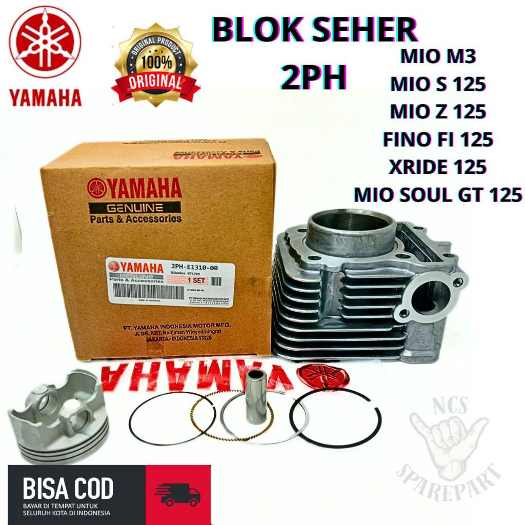 Jual BLOK SEHER YAMAHA KODE 2PH MOTOR MIO M3 MIO S 125 MIO Z 125 1000% ...