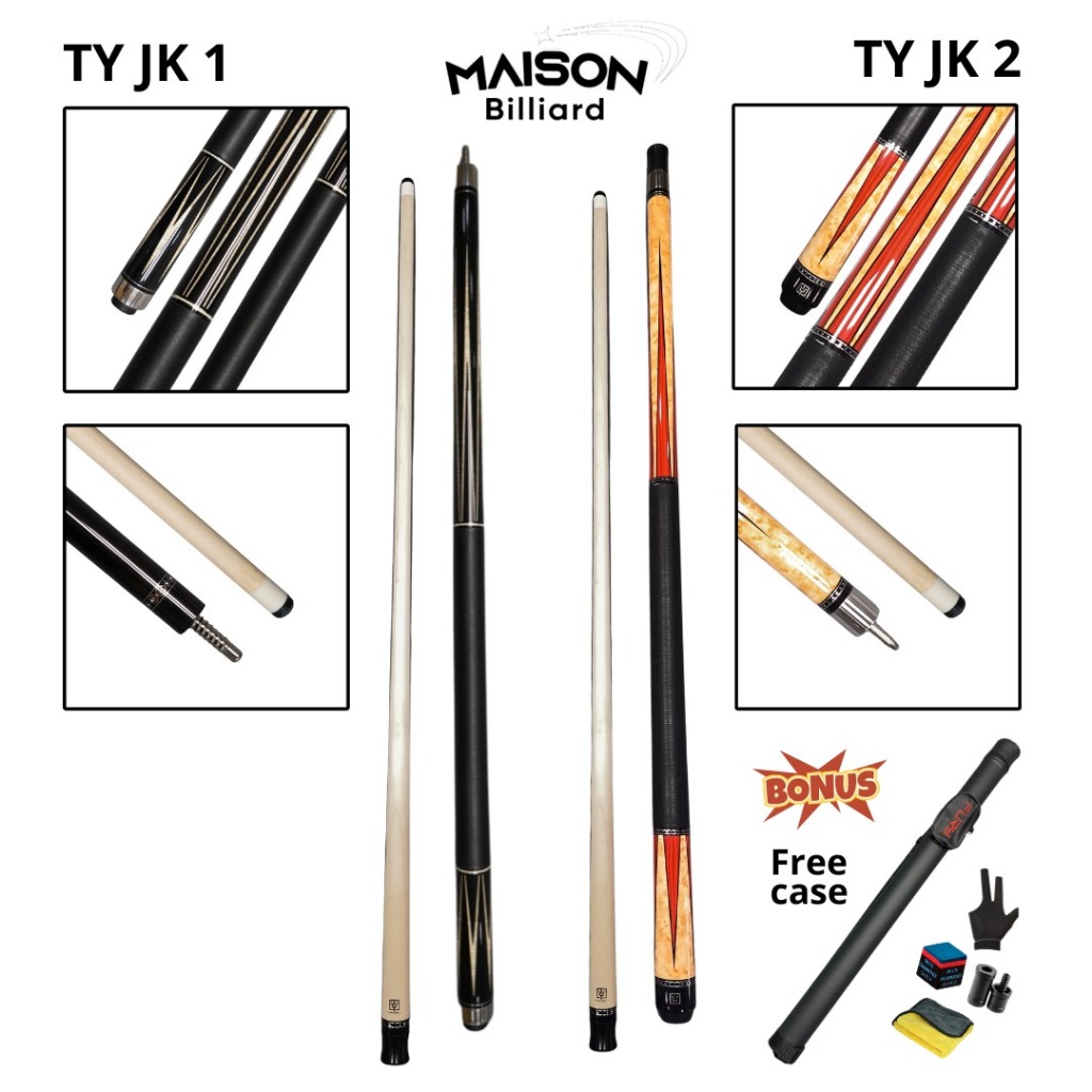 Jual Fury TY JK Stick Billiard Seri Uniloc - Joint 13mm Diameter Tiger ...