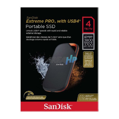 Jual Sandisk 2TB 4TB 2 4 TB Extreme Pro 3800 MB/S Portable SSD USB 4.0 ...