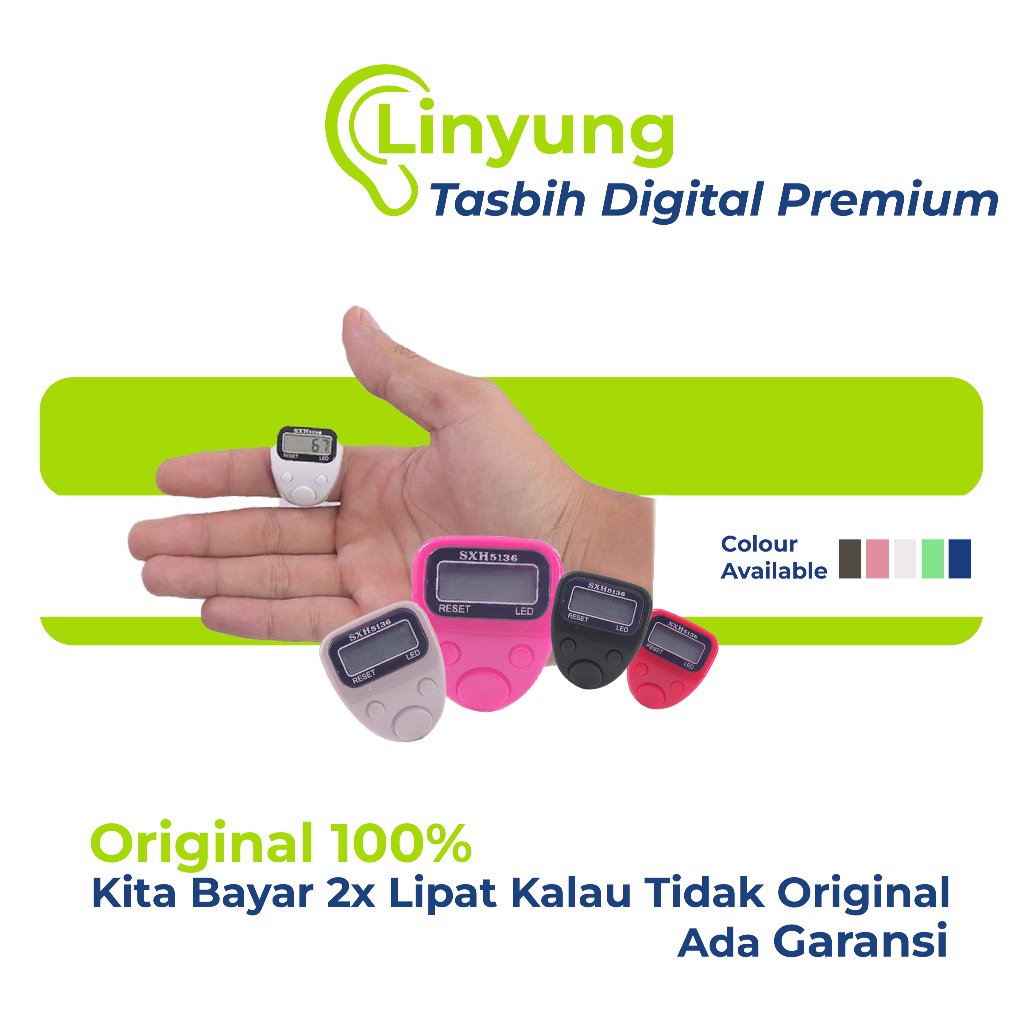 Jual Tasbih Digital Premium Alat Hitung Zikir Led (3) | Shopee Indonesia