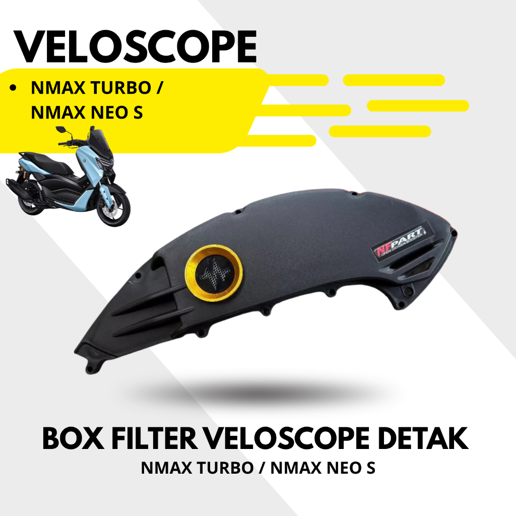 Jual Veloscope Tutup Box Filter Variasi For Nmax Turbo - Nmax Neo S ...
