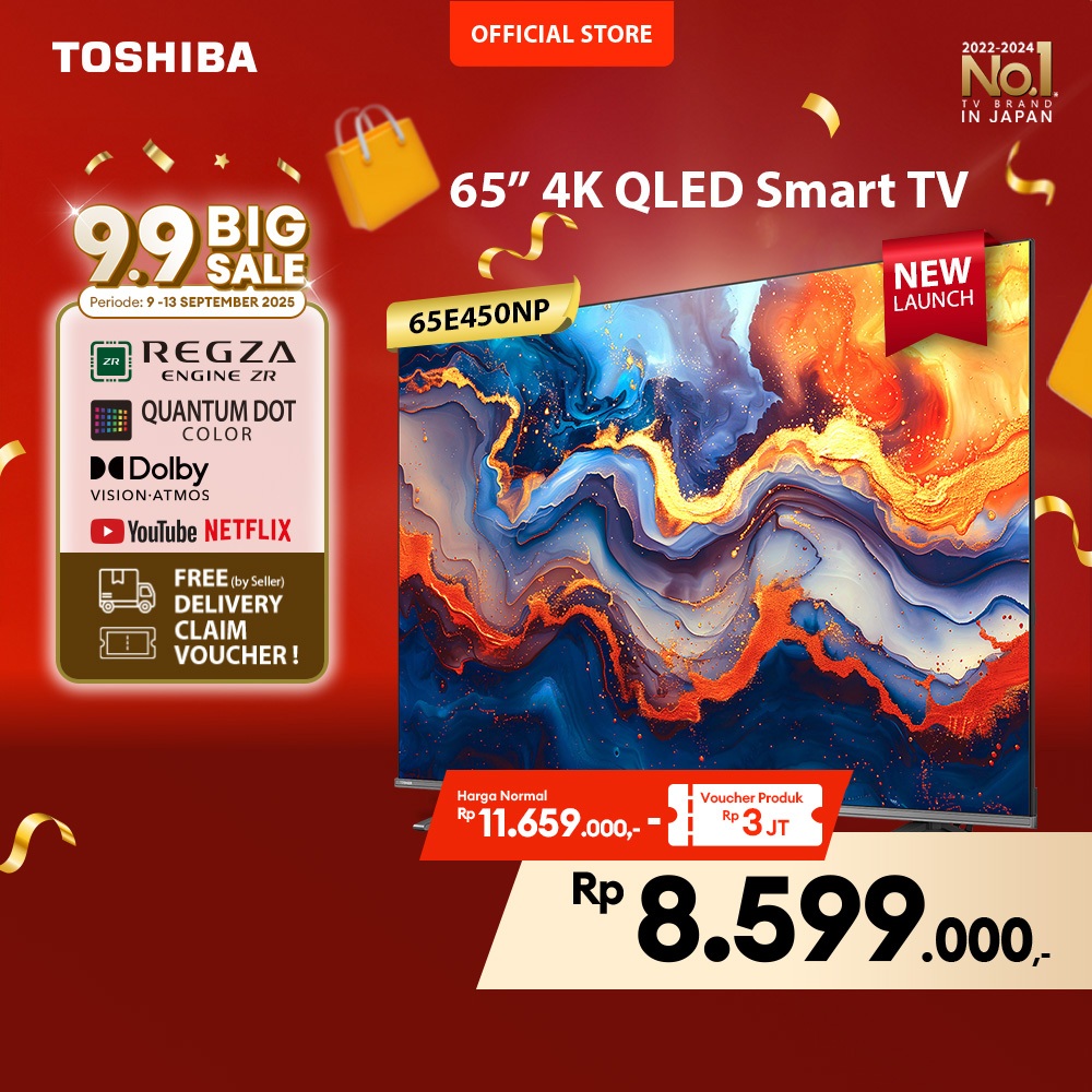 Jual [KHUSUS ONLINE] Toshiba TV 65" 4K UHD Smart TV - Regza ZR Quantum Dot QLED Dolby Vision ...