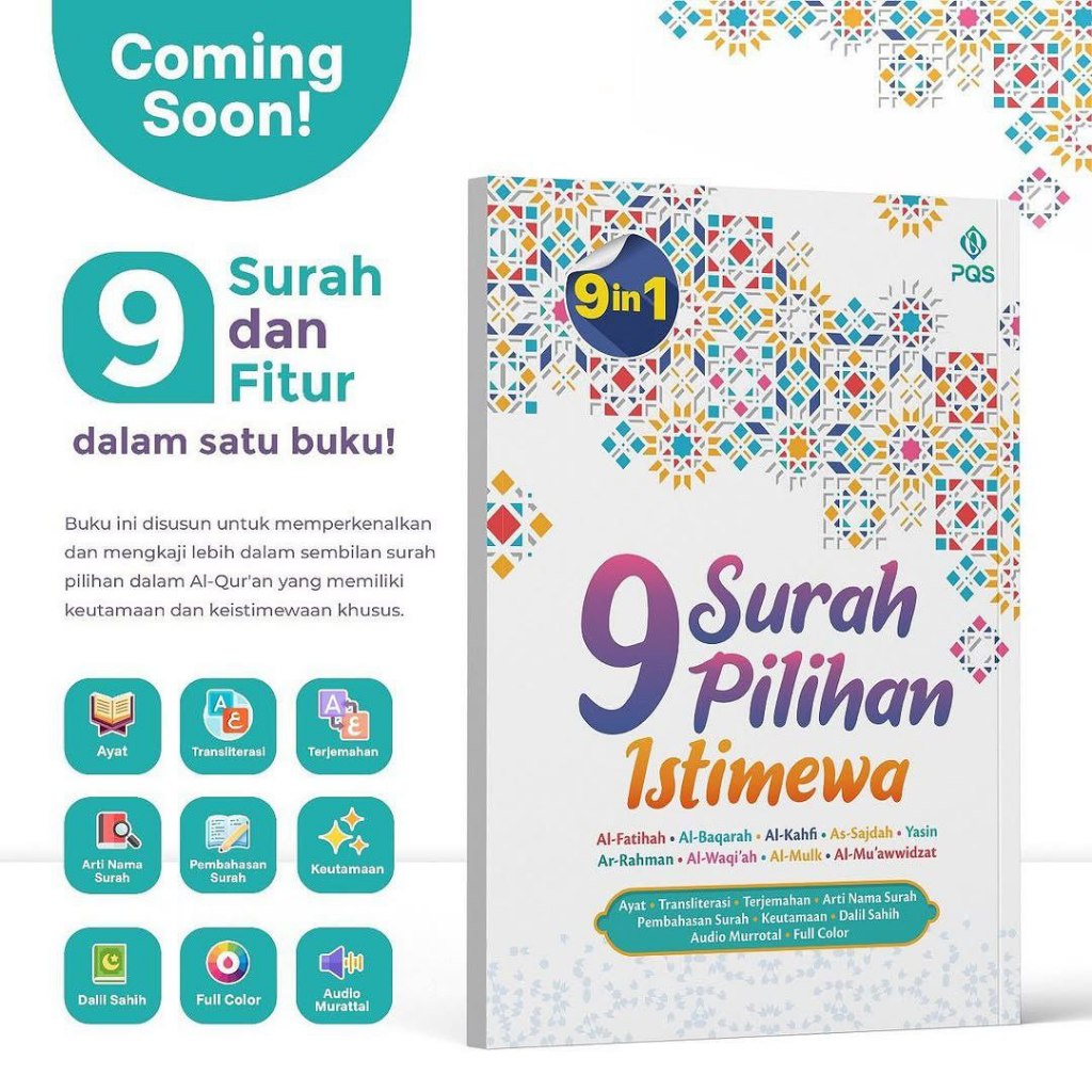 Jual 9 Surah Pilihan Istimewa [Pustaka Hulwah x PQS] | Shopee Indonesia