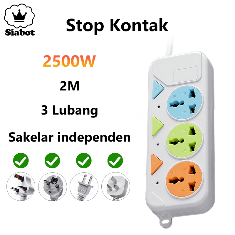 Jual Stop Kontak Colokan Listrik Smart Power Strip Socket Multiguna ...