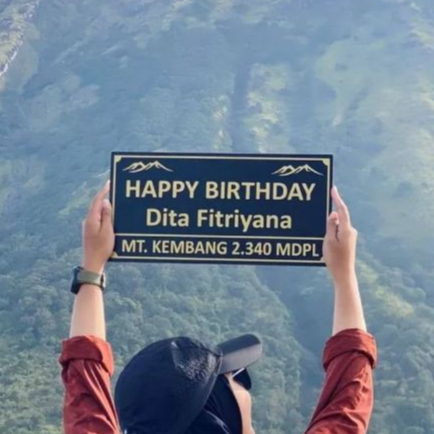 Jual PLAT PLAKAT GUNUNG TULISAN HAPPY BIRTHDAY PUNCAK CUSTOM SIGN ...