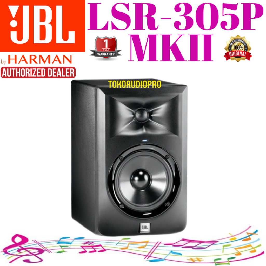 Jual JBL LSR305P MKII 5-Inch Powered Studio Reference Monitors ...