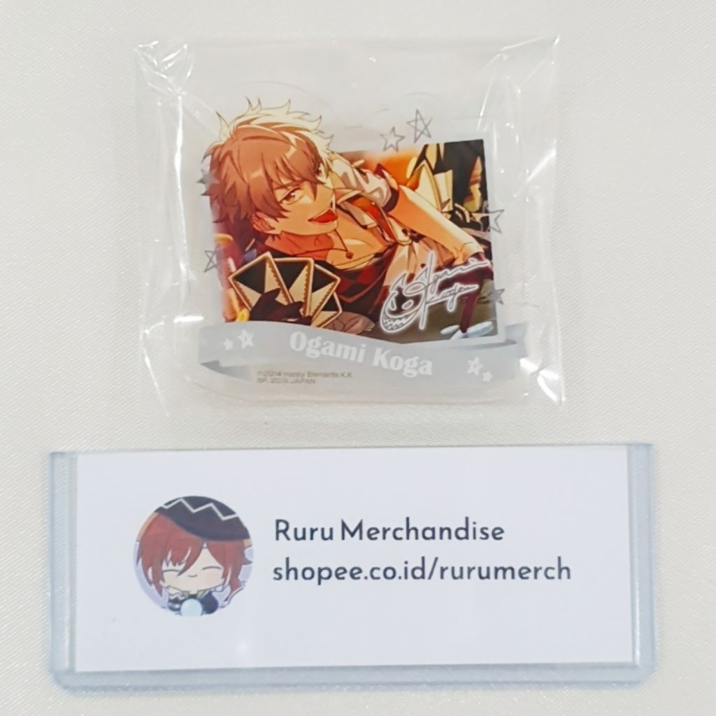 Jual Ensemble Stars Enstars Clear Acrylic Badge Clip Koga | Shopee ...