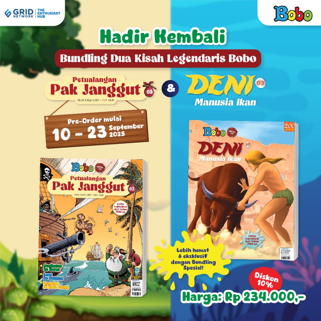 Jual Edisi Koleksi Petualangan Pak Janggut Volume 03 & Deni Manusia ...
