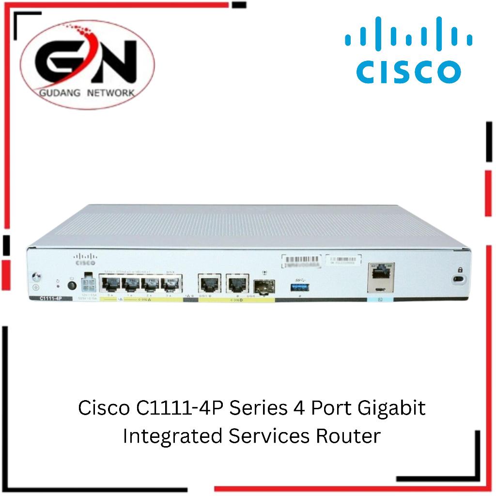 Jual Cisco C1111-4P Series 4 Port Gigabit Integrated Services Router ...