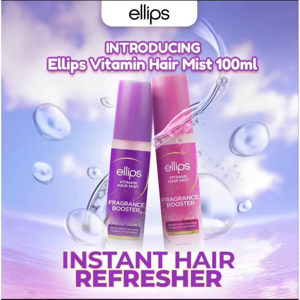 Jual Ellips Vitamin Hair Mist Fragrance Booster 100ml - Fresh & Smooth ...