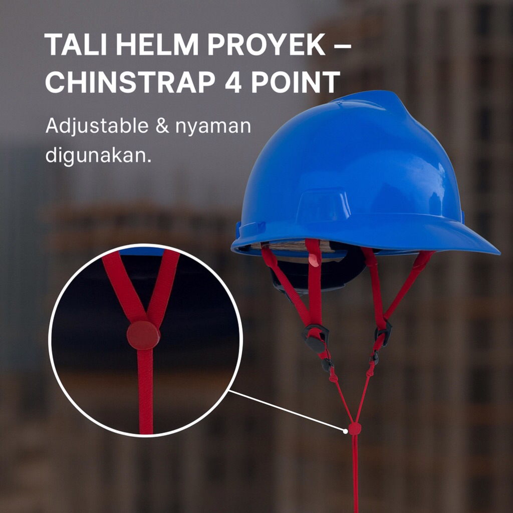 Jual tali helm proyek/chinstrap/tali dagu model Y stoper modis dan ...
