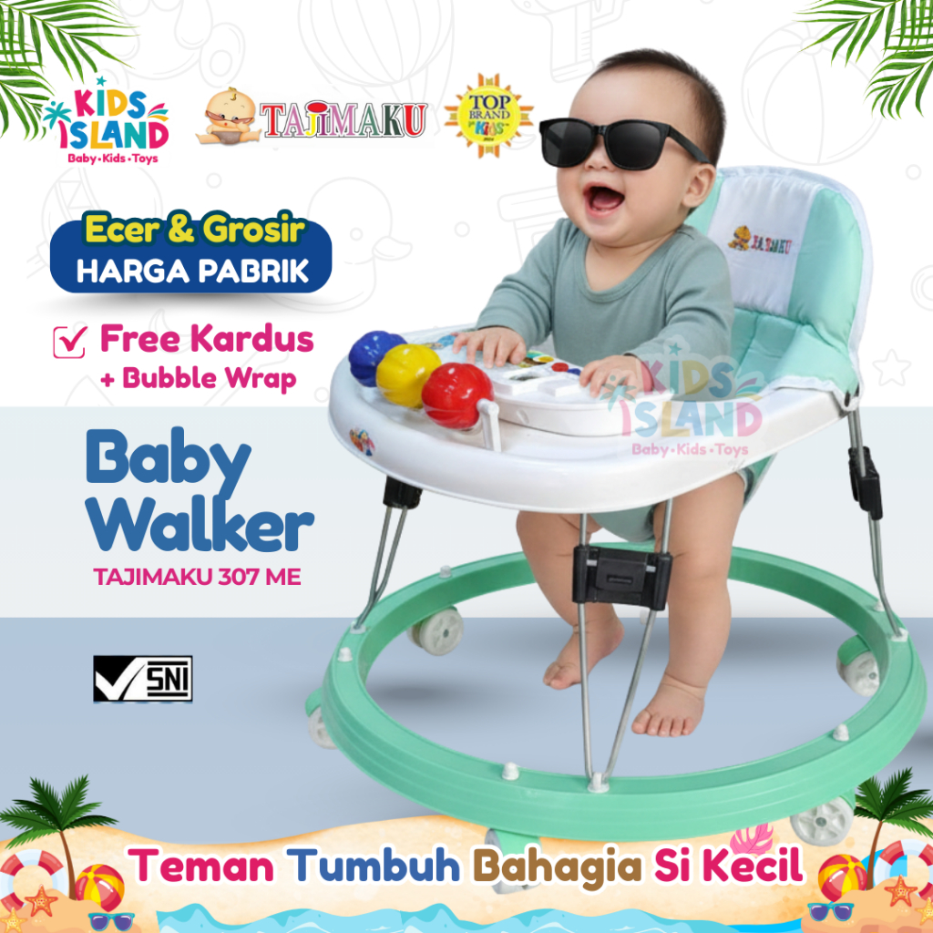 Jual Baby Walker Tajimaku 307 Apollo Musik Alat Belajar Jalan Bayi ...